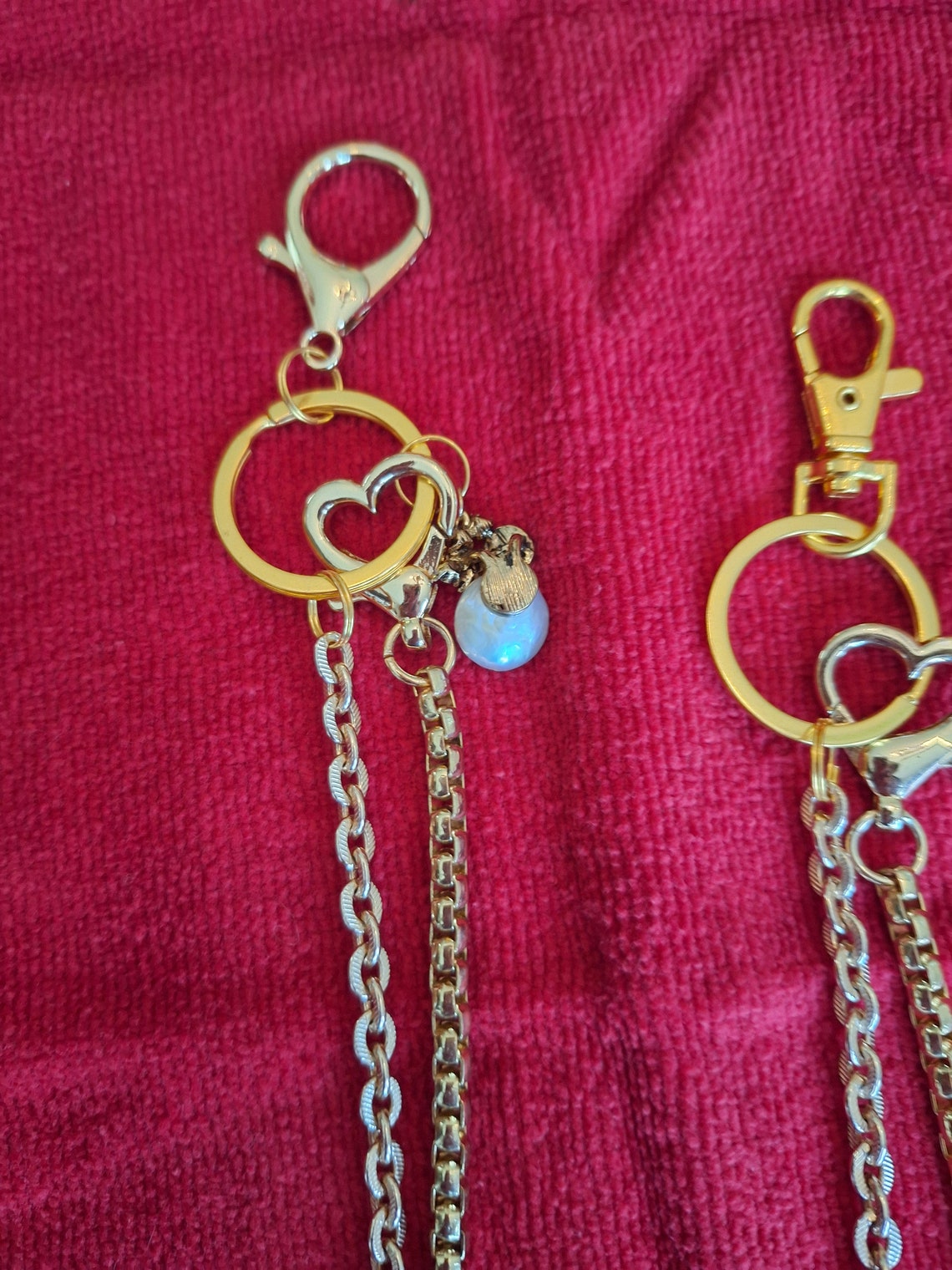 Gold Double Strand Wallet Security Chain - Etsy