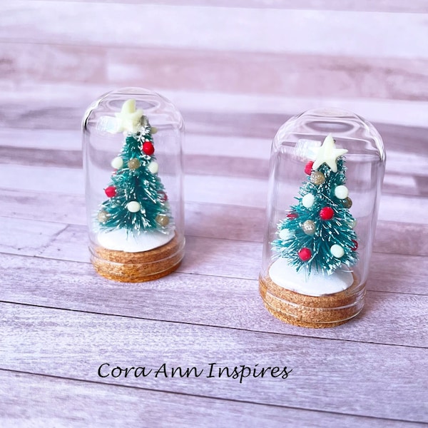 Glass Christmas Tree Jar - Etsy