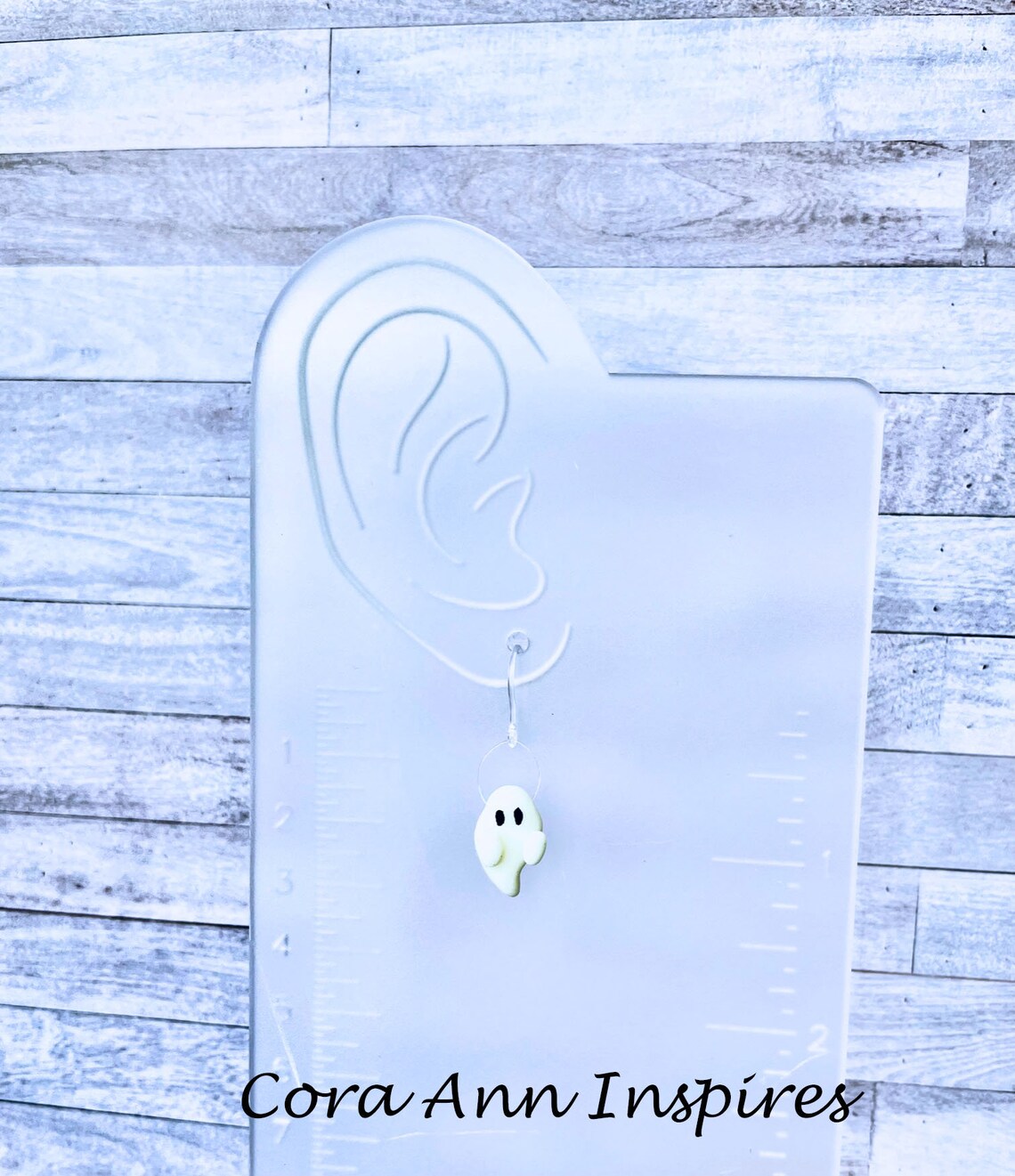 Glow in the Dark Tiny Ghost Dangles, Miniature Ghost Earrings, Ghost ...