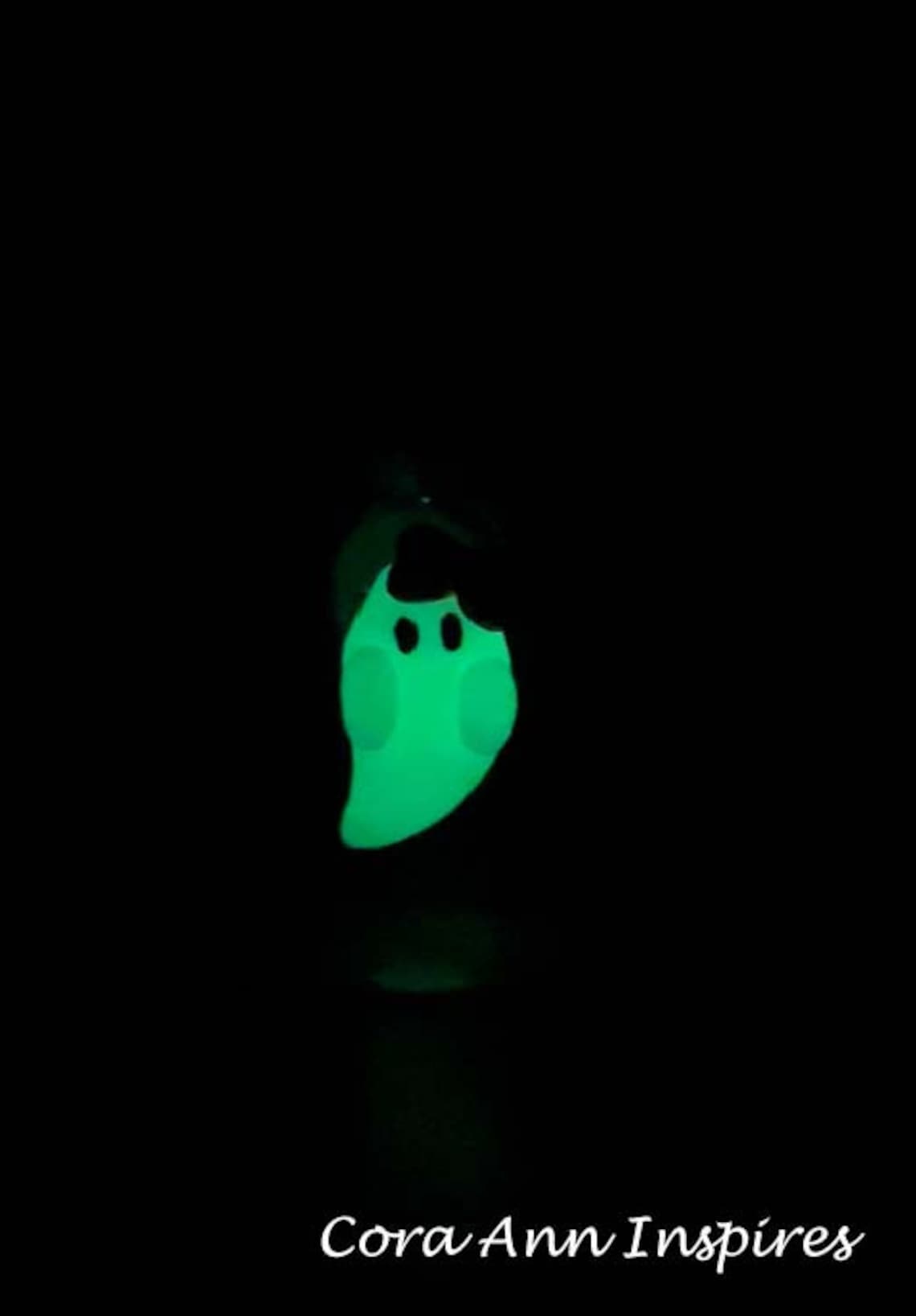 Tiny Girl Ghost With Bow in a Jar, Miniature Ghost in a Bottle, Glow in ...