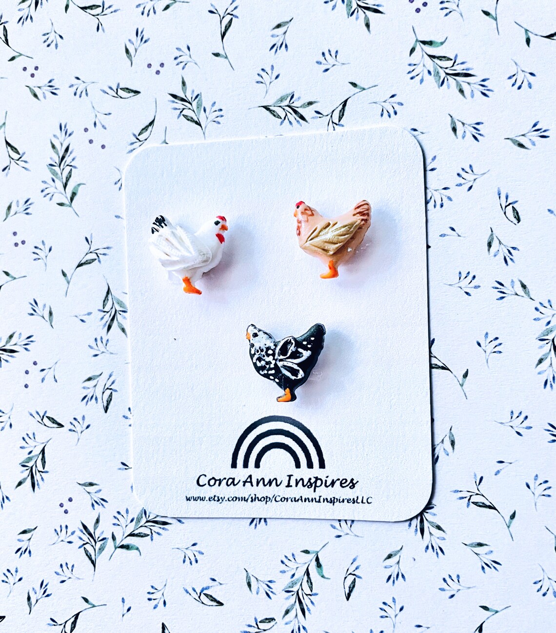 Mini Chicken Magnets Chicken Fridge Decor Chicken Gift Farm - Etsy