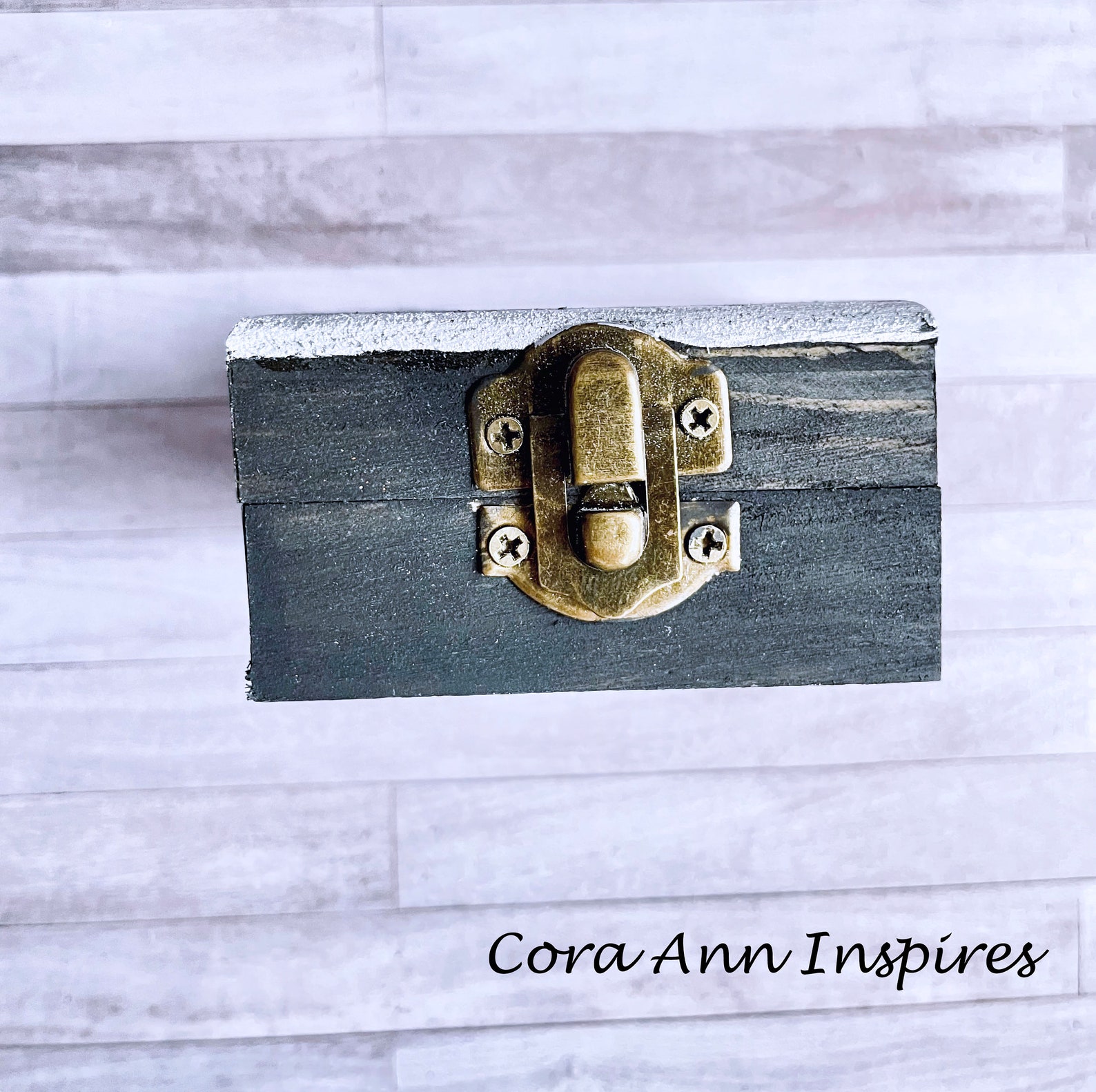 Hand Painted Ghost Wooden Box, Mini Trinket Box, Wooden Jewelry Box ...