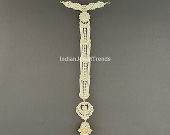 Kundan Choti /braid Choti /indian Bridal Choti /kundan Hair Accessories ...