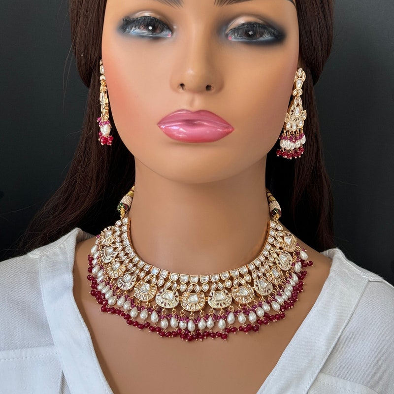 Indian Ruby Necklace - Etsy