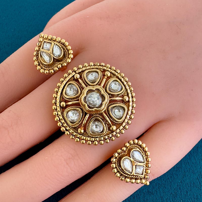 Gold Plated Indian Style - Etsy