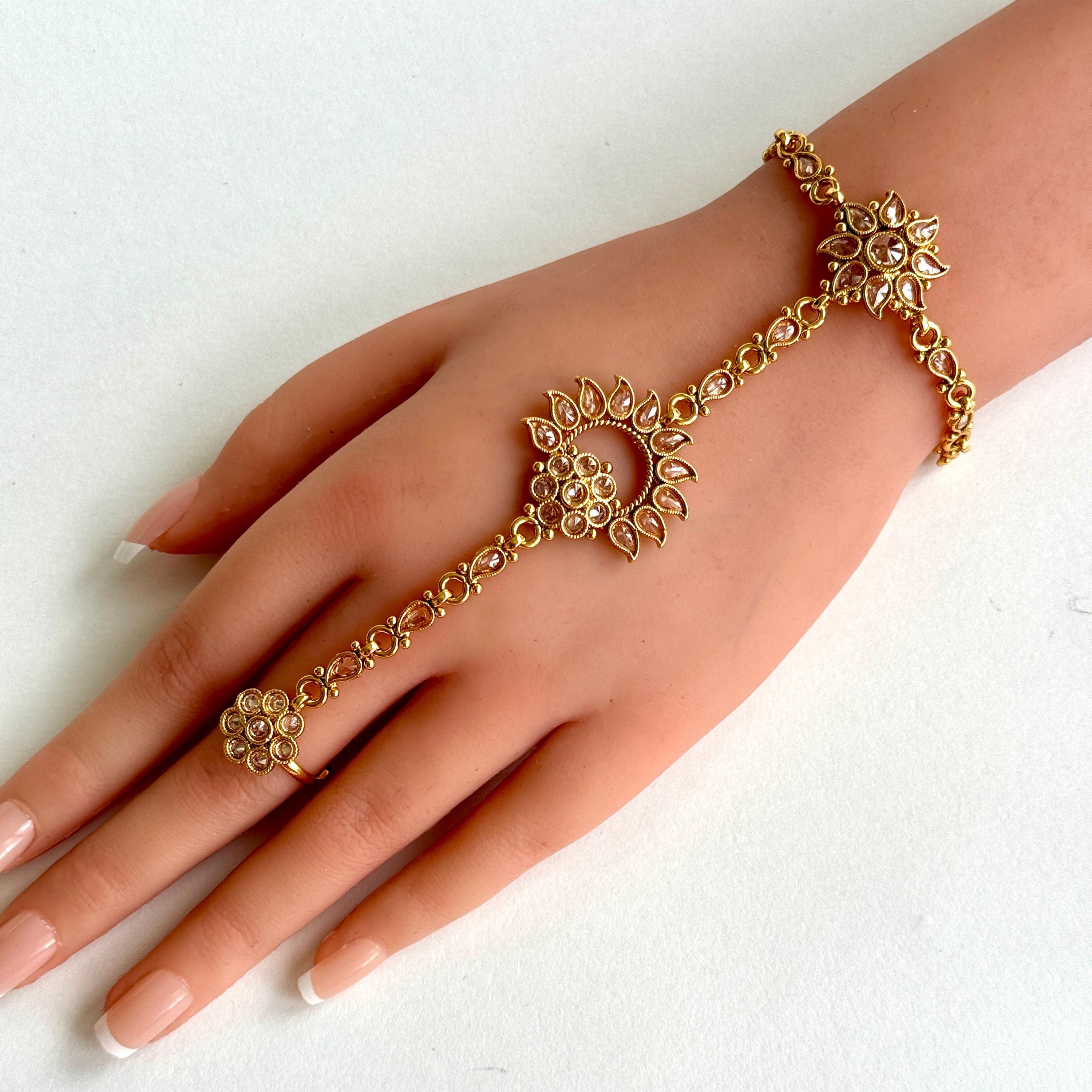 gold haath phool