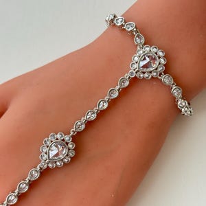Silver Polki Kundan Single Hath Paan/bracelet/haath Phool/hathh Panja ...