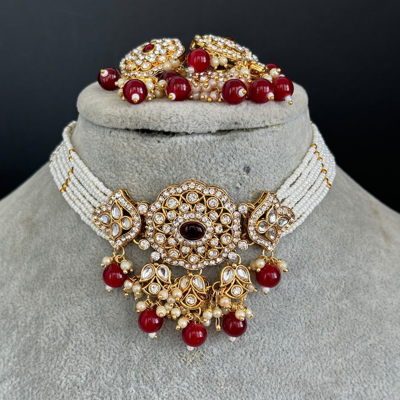 Burgundy Red Jewelry - Etsy
