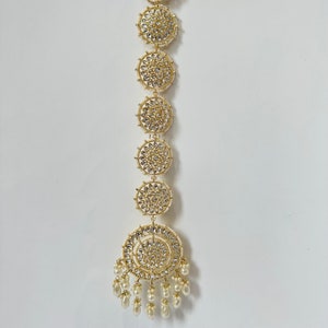 Kundan Choti /braid Choti /indian Bridal Choti /kundan Hair - Etsy