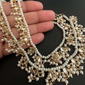 Gold Plated Anklet Pair/payal/moti Payal/jhanjran/panjeb/pajeb/indian ...