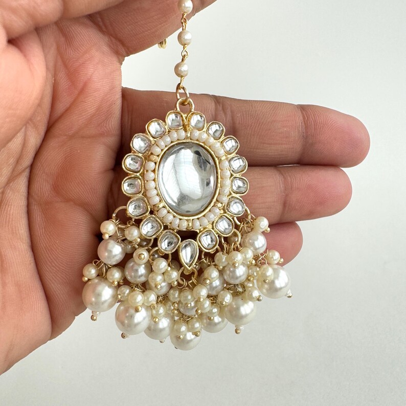 Maang Tikka/tikka/kundan Tikka/indian Jewelry/bridesmaid Tikka/jewelry ...
