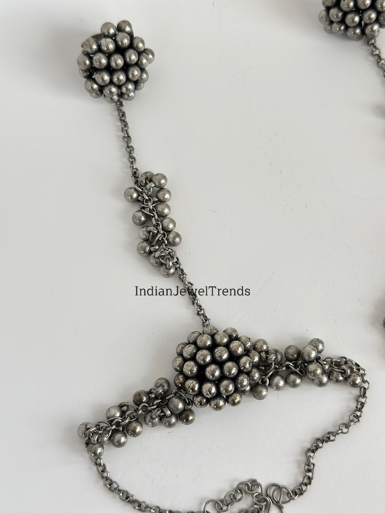 Oxidized Adjustable Anklet Pair/payal/jhanjran/panjab/pajeb/indian ...