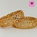Tyaani Inspired Premium Kundan Gold Plated Openable Bangle Pair ...