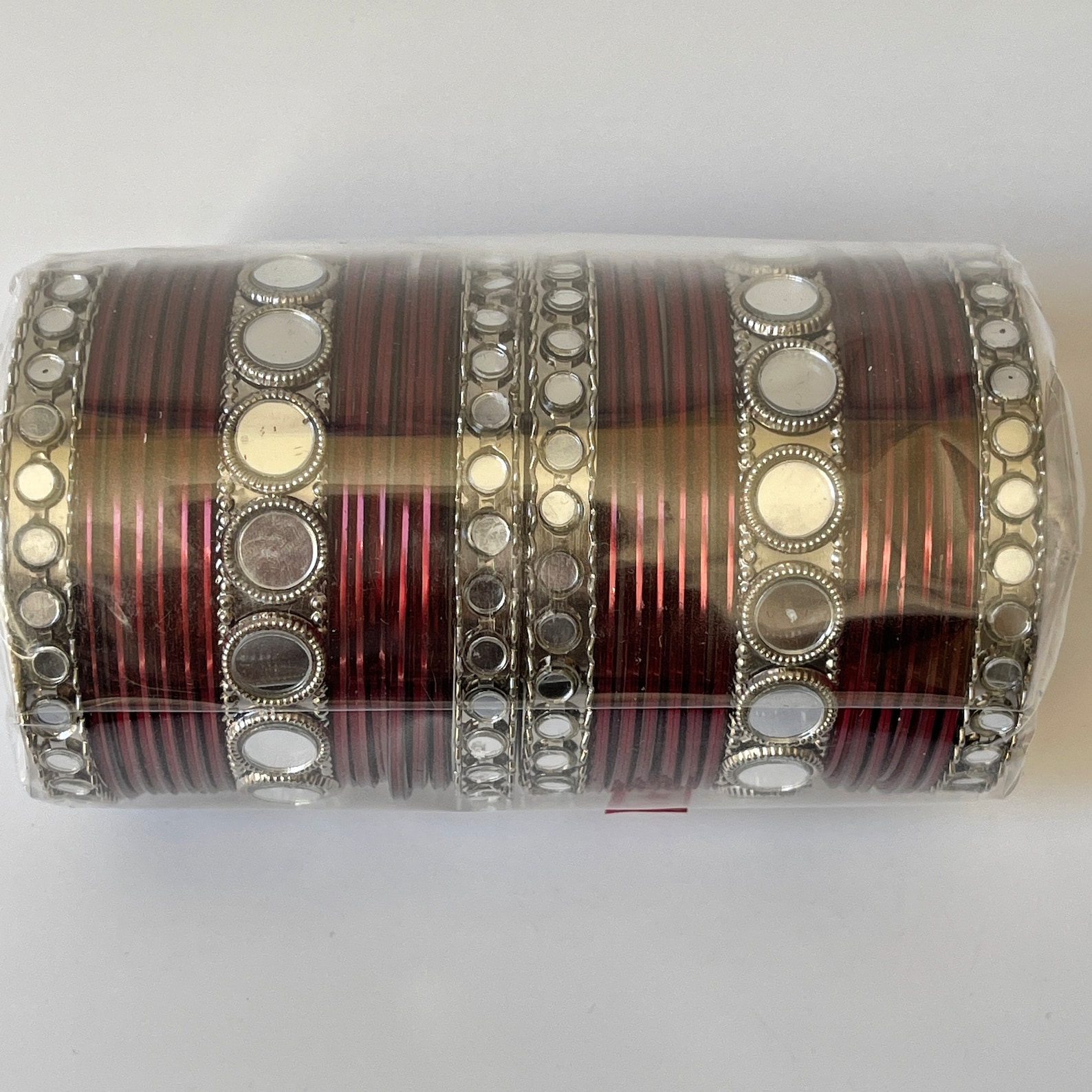 Bollywood Style Indian Mirror Metal Bangles/punjabi Bangles - Etsy