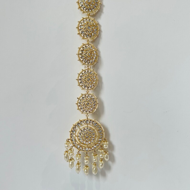 Kundan Choti /braid Choti /indian Bridal Choti /kundan Hair - Etsy
