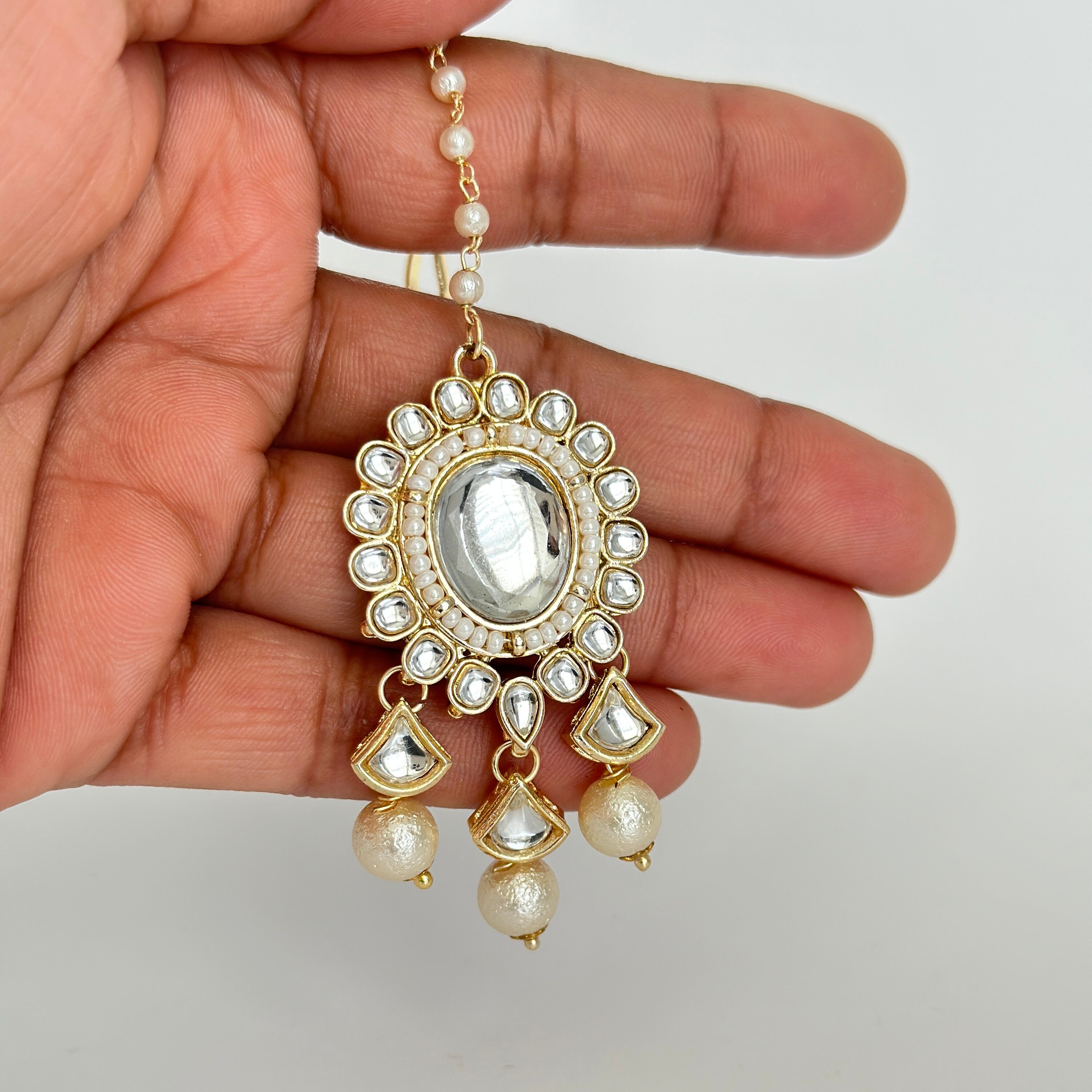 Maang Tikka/tikka/kundan Tikka/indian Jewelry/bridesmaid Tikka/jewelry ...