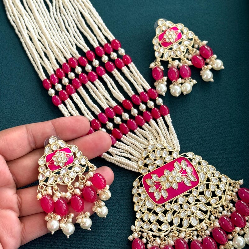 Rani Haar Set in Emeralds - Etsy