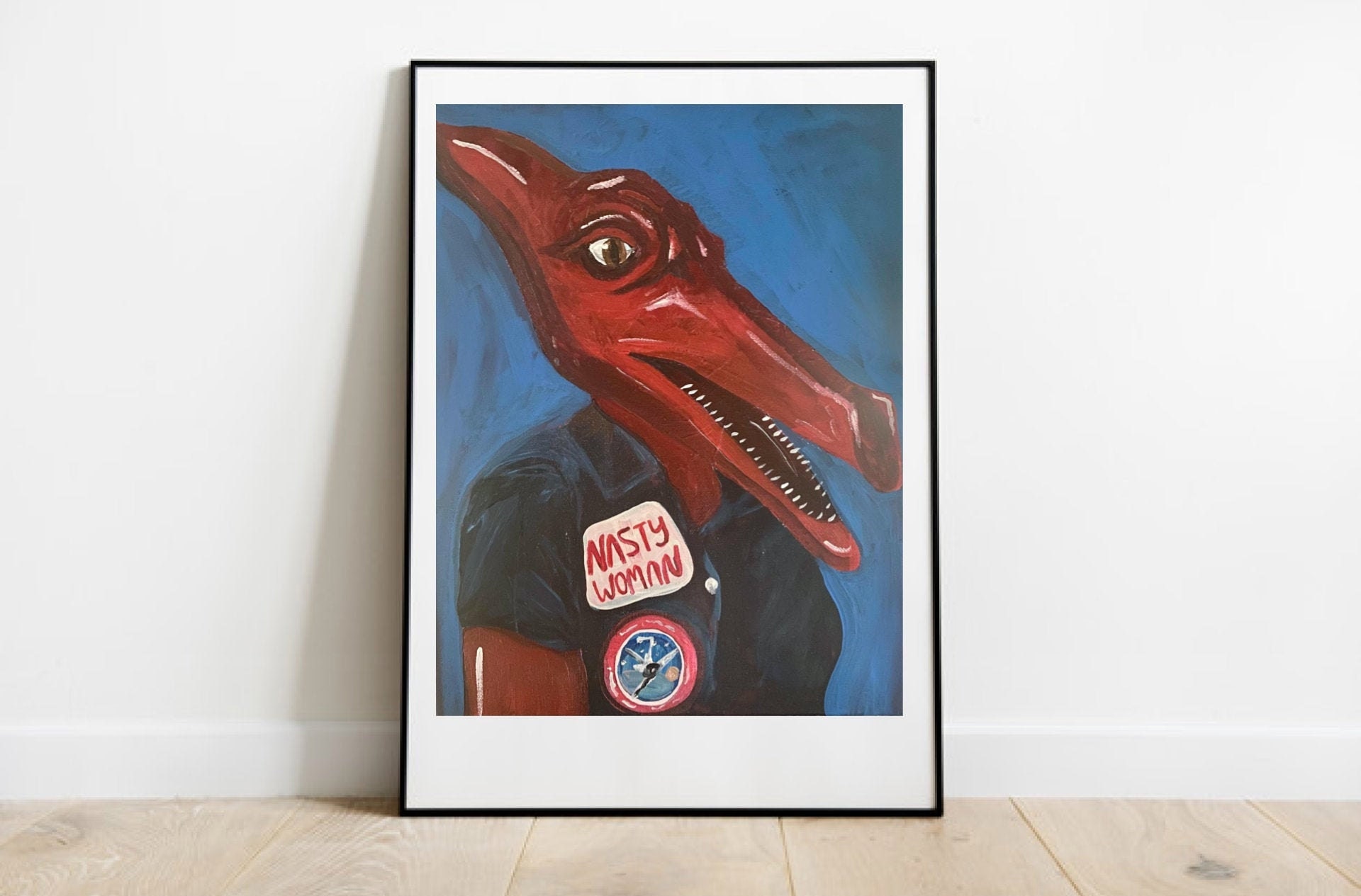 Sally Ride Sally Glide Dinosaur Art Print | Etsy