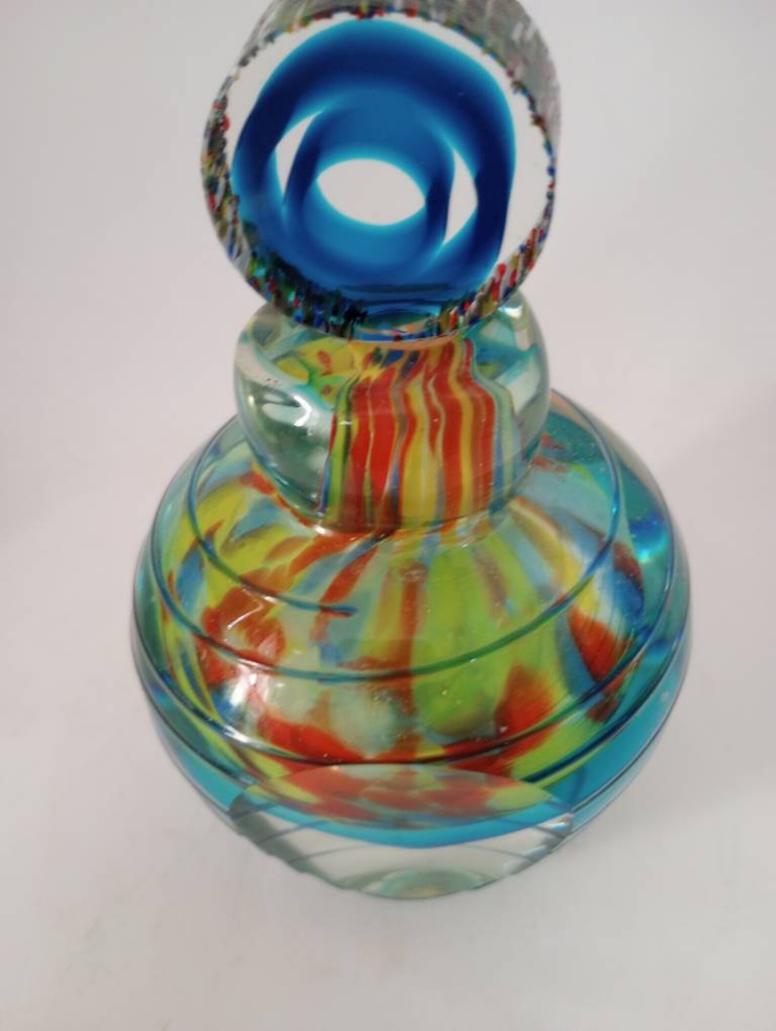 Vintage 1990s Formia Murano Handmade Blown Murano Glass Post Modern ...