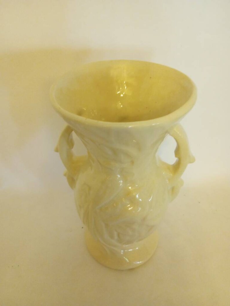 Vintage 1940's Mccoy Bird of Paradise Double Handle Vase - Etsy
