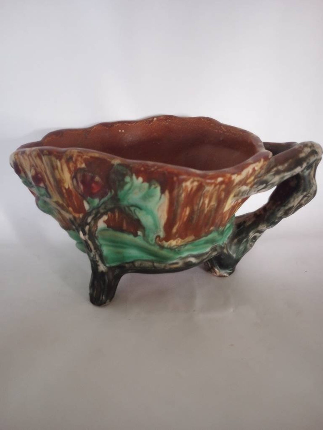 1920's Antique Weller Art Pottery Warwick Hand Painted Arts & Crafts ...