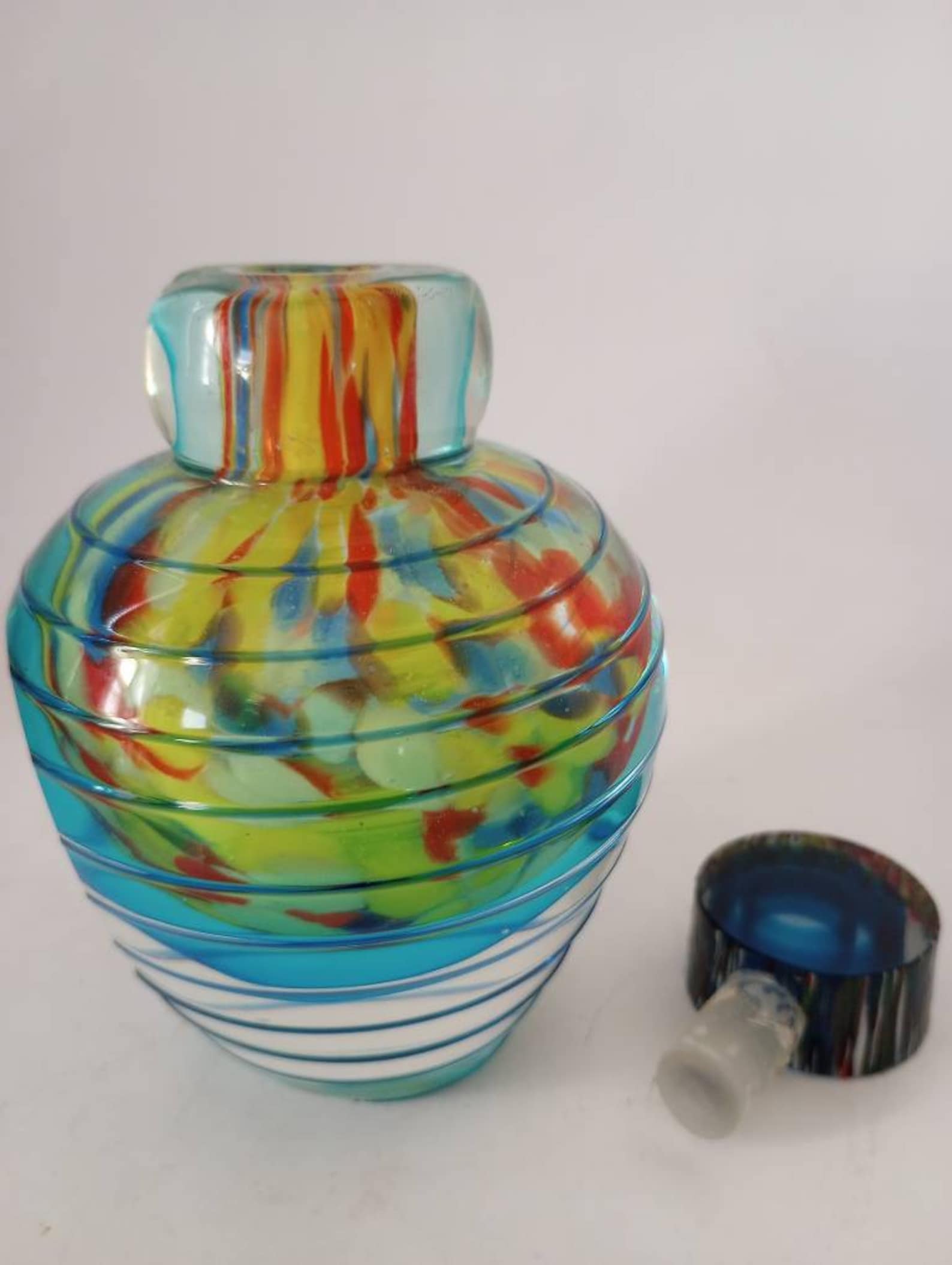 Vintage 1990s Formia Murano Handmade Blown Murano Glass Post Modern ...