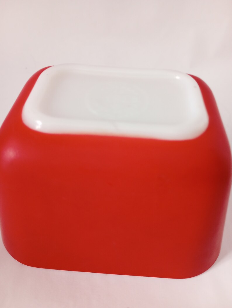 Pyrex Red Vintage Space Saver With Lid Refrigerator Dish - Etsy