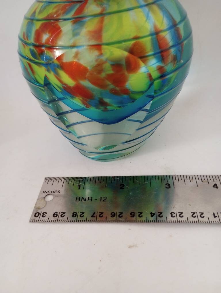 Vintage 1990s Formia Murano Handmade Blown Murano Glass Post Modern ...