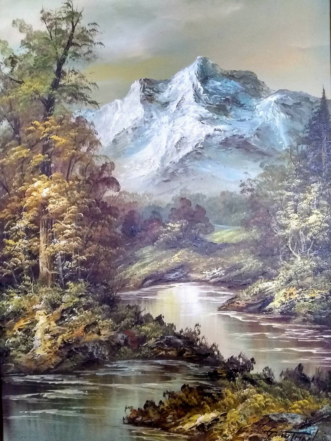 Outstanding Signed G. Whitman Mystery Artist Original Oil Painting ...