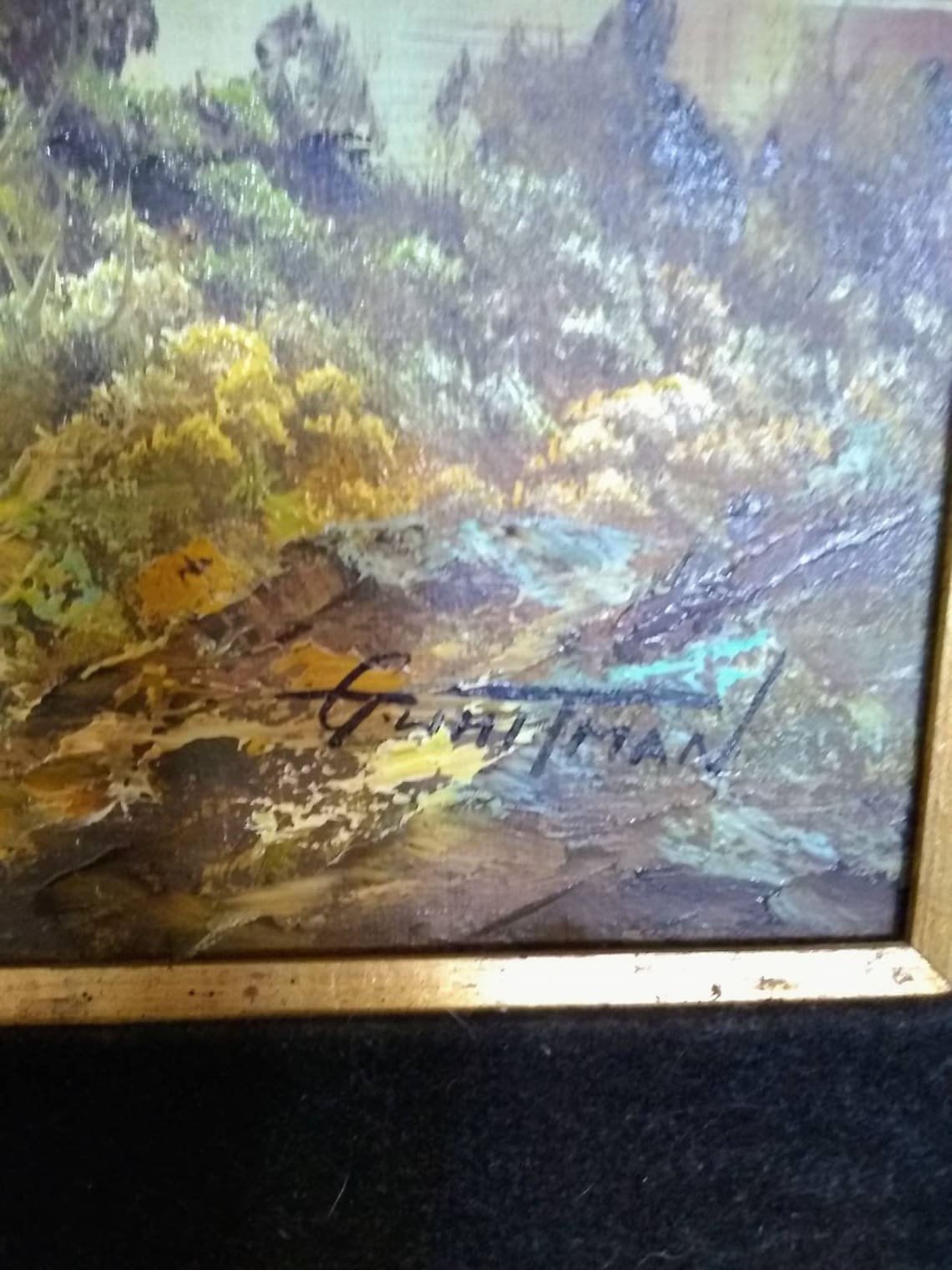 Outstanding Signed G. Whitman Mystery Artist Original Oil Painting ...