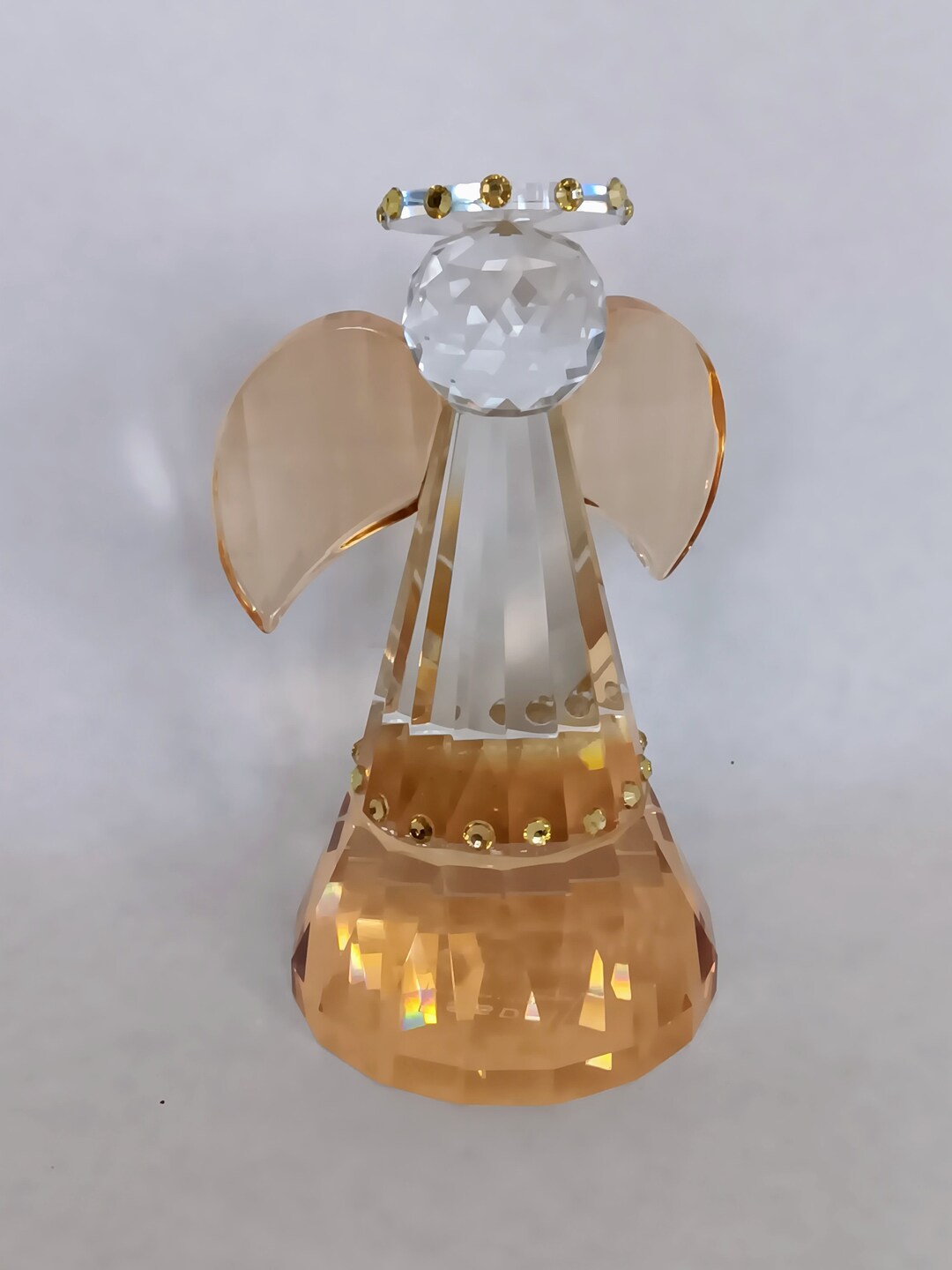 Simons Design Glass Guardian Angel Figurine New - Etsy