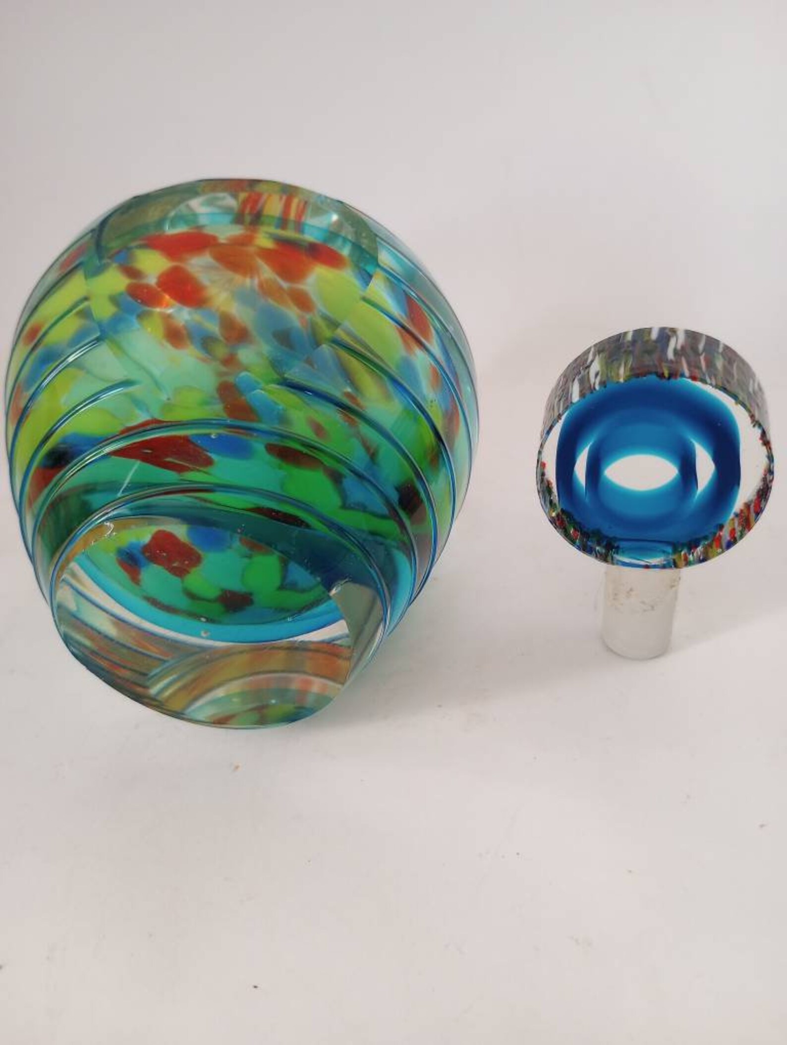 Vintage 1990s Formia Murano Handmade Blown Murano Glass Post Modern ...