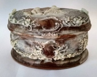 Incolay Stone Jewelry Box - Etsy