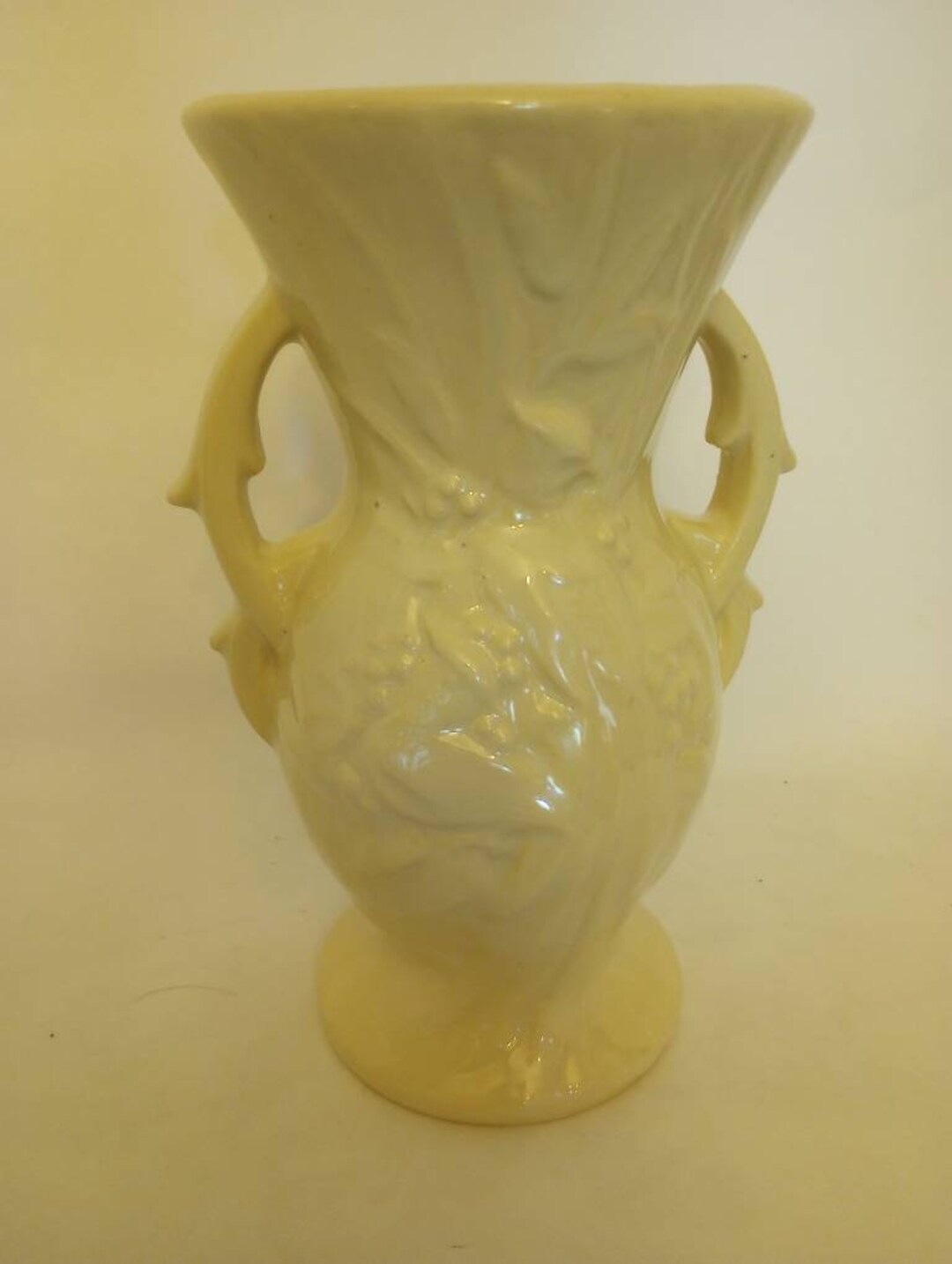 Vintage 1940's Mccoy Bird of Paradise Double Handle Vase - Etsy