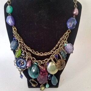 Vintage Treska Multi-strand Statement Necklace Gypsy Boho - Etsy