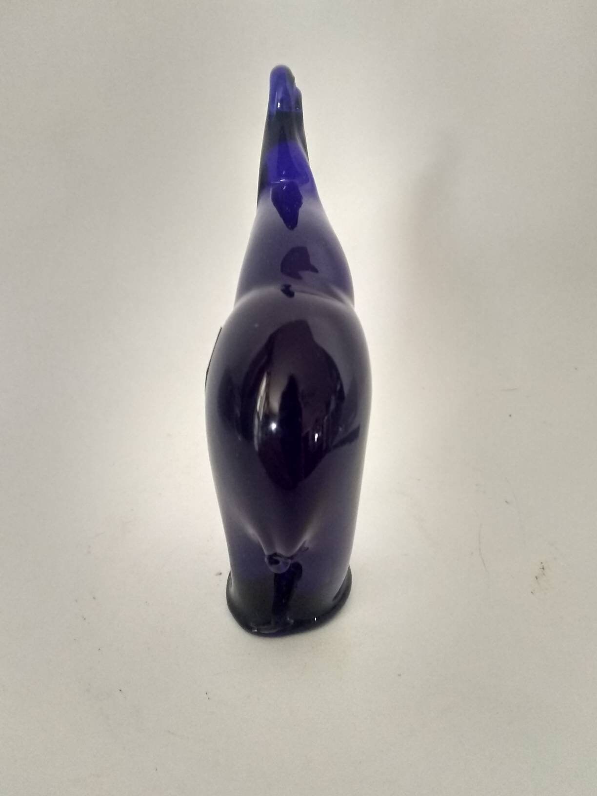 Pilgrim Glass USA Cobalt Blue Lucky Elephant Figurine - Etsy