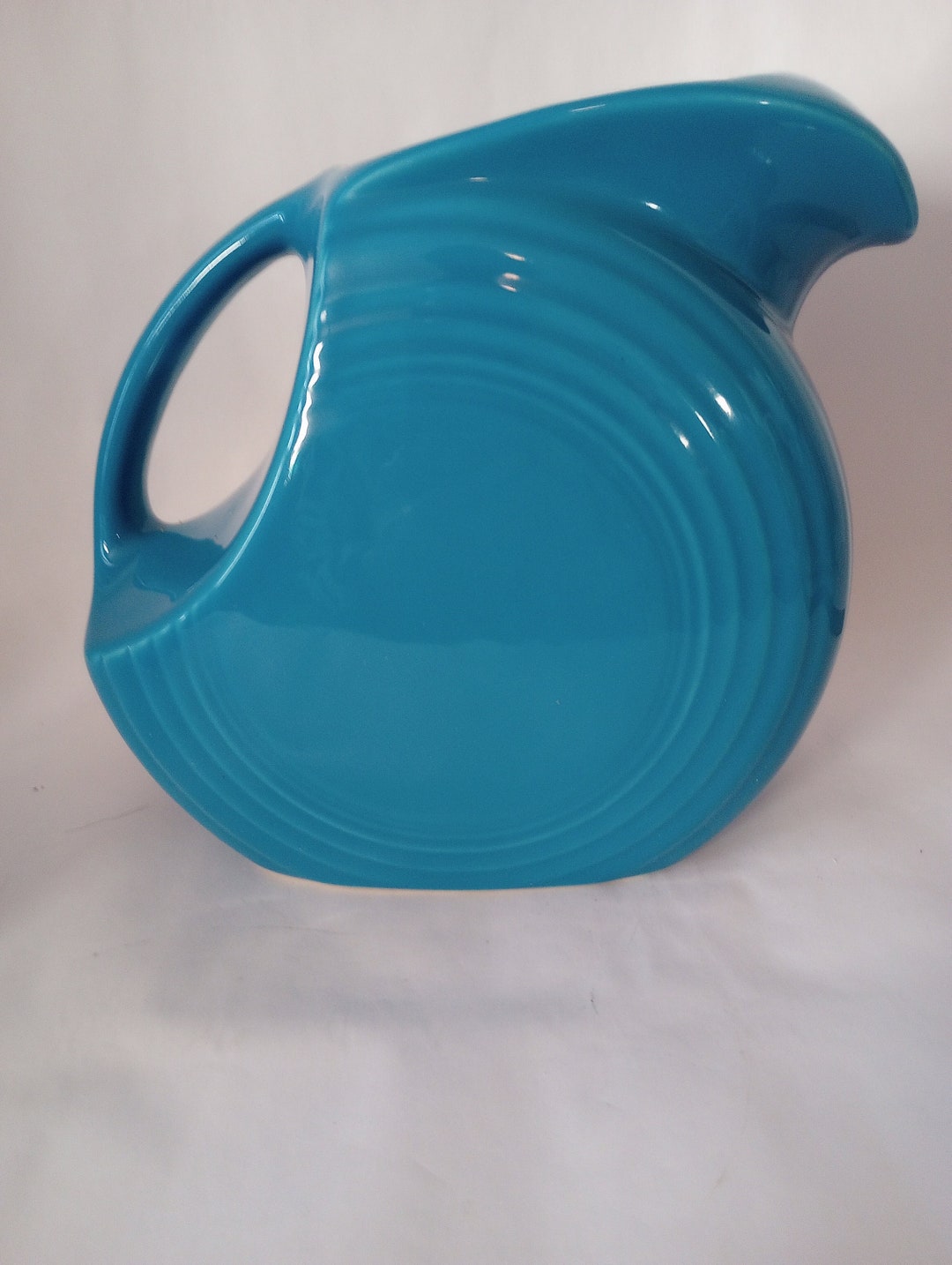 Fiesta Peacock Pitcher (intro 2005) by HOMER LAUGHLIN Retired - Etsy