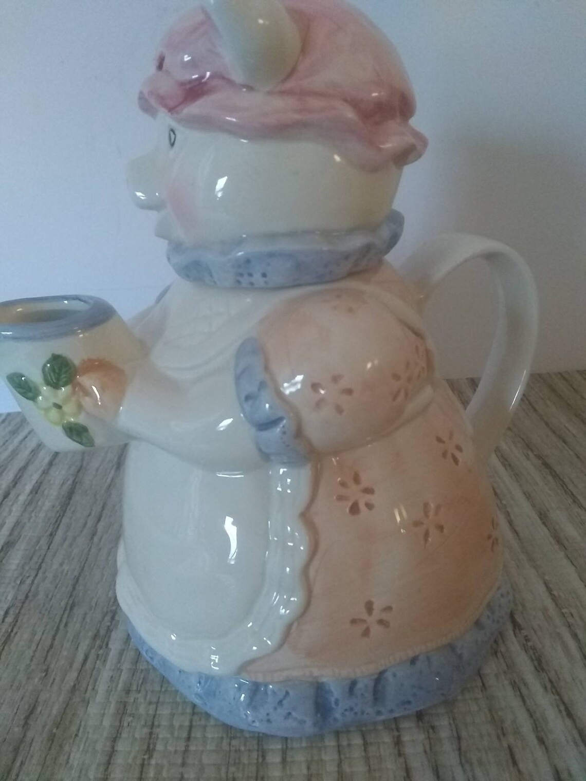 Pig Tea Pot Ceramic Farm Swine Collectible Tea Figurine - Etsy