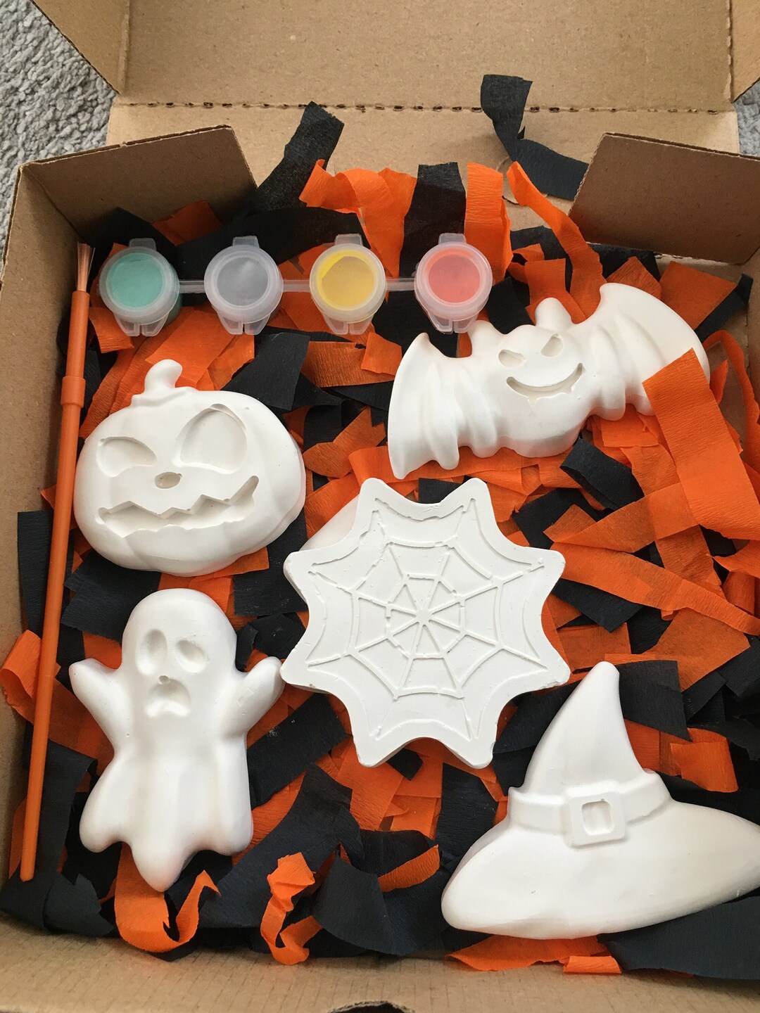 Manualidad de Halloween para niños kit de pintura con tu - Etsy España