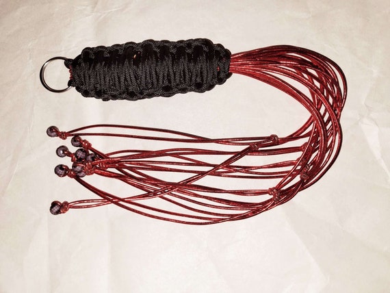 Beaded Beatings Knotted Stinging Flogger - Etsy