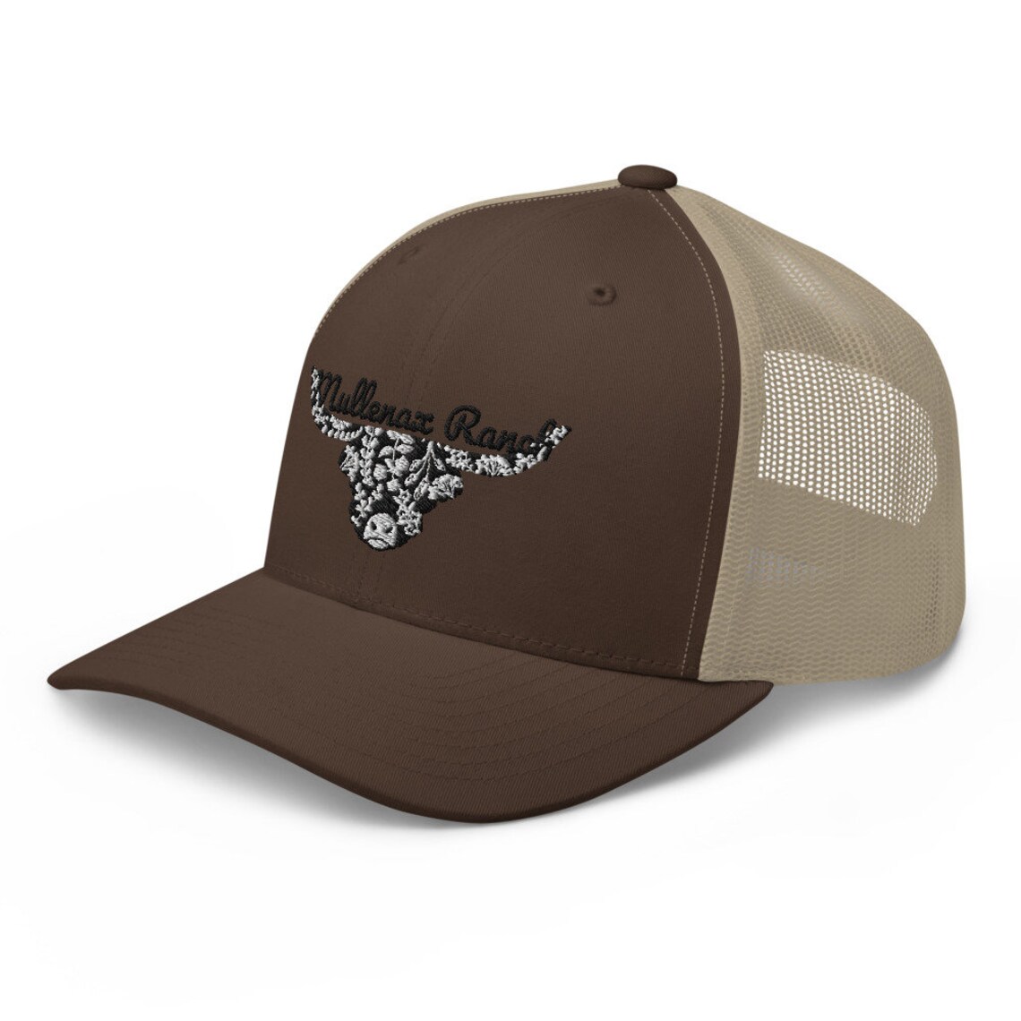 Mullenax Ranch Floral Highland Cattle Trucker Cap - Etsy UK