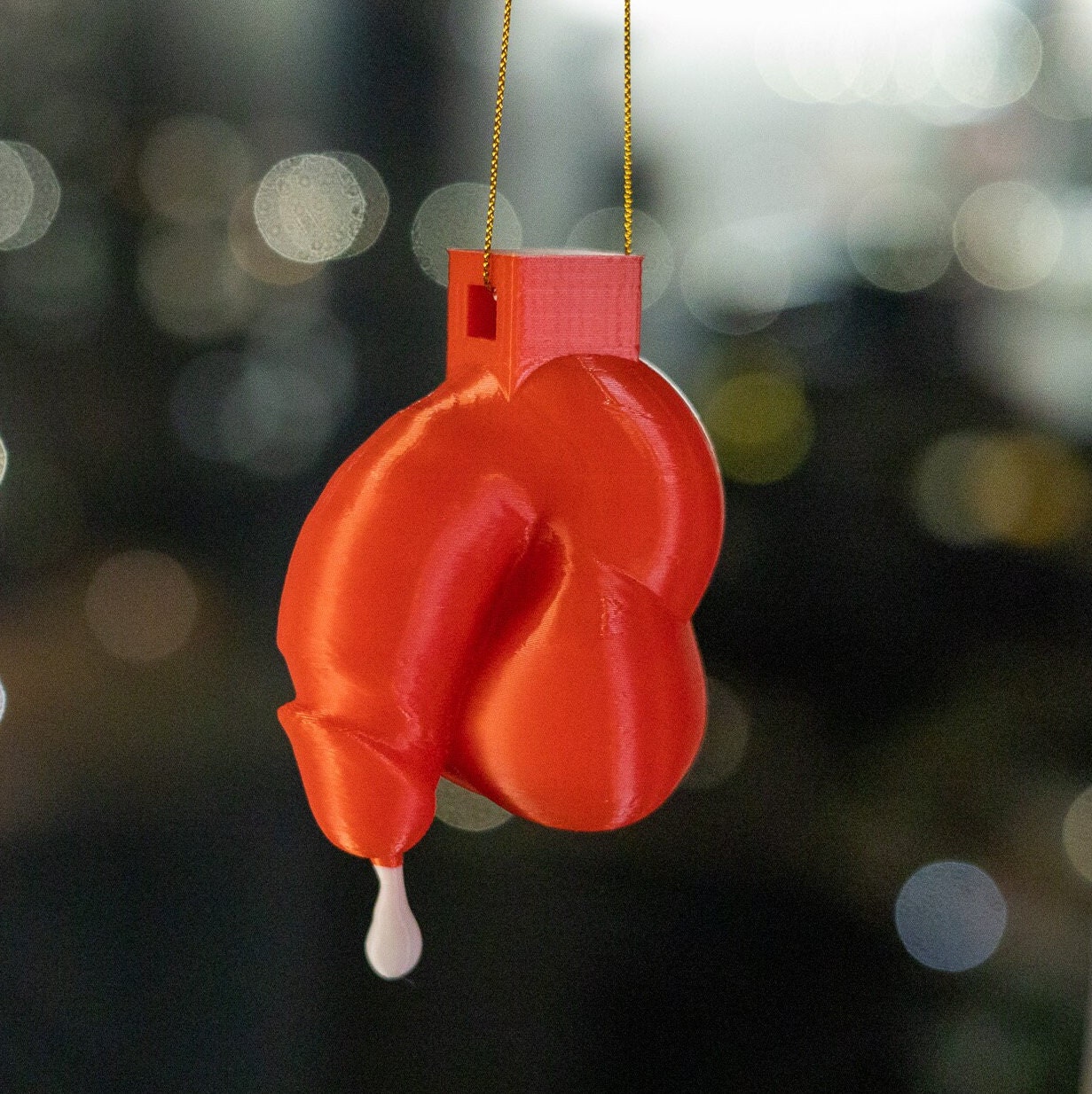 3D Printed Naughty Christmas Ornament – Willy Penis Bauble for ...