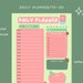 Cute Watermelon Daily Planner | Printable Stationary | Instant Download ...