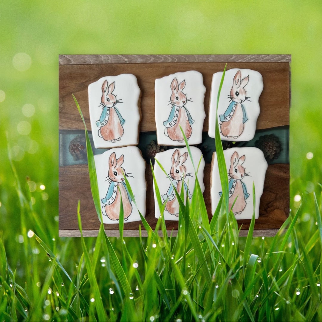 Rabbit Sugar Cookies -baby Shower Birthday Gift Treats Homemade Cookies ...
