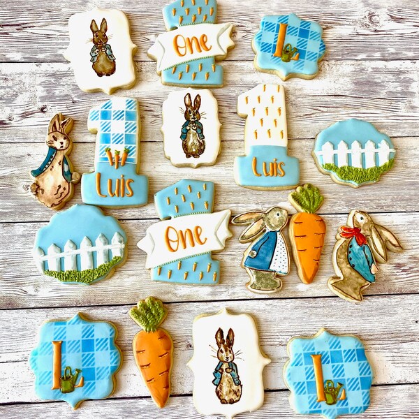 Peter Rabbit Cookies - Etsy