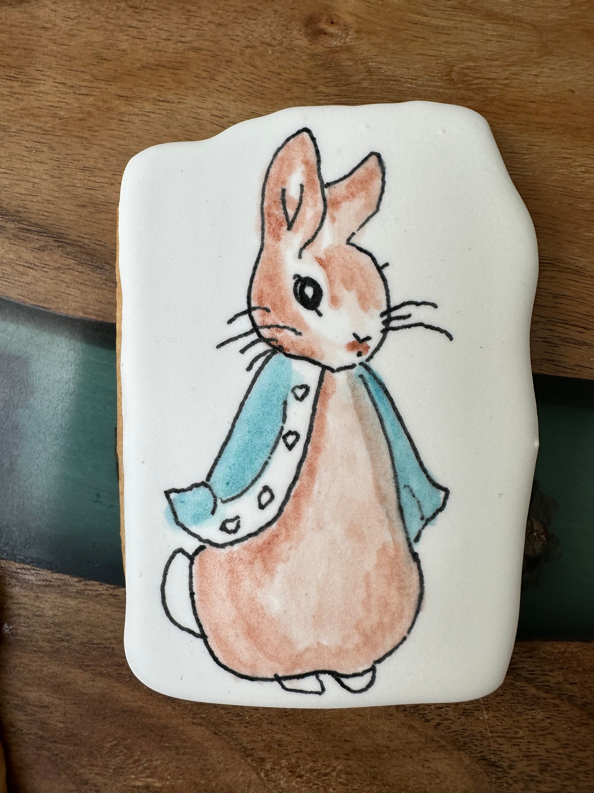 Rabbit Sugar Cookies -baby Shower Birthday Gift Treats Homemade Cookies ...