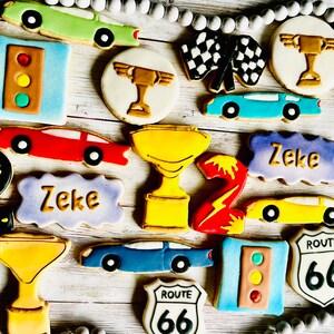 Racing Car Sugar Cookies Birthday Gift - Etsy