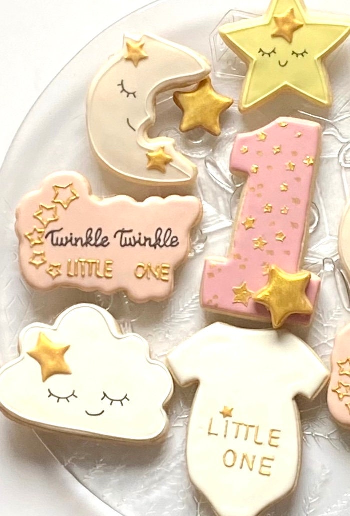 Twinkle Twinkle Delight: 1st Birthday Star Sugar Cookies - Etsy