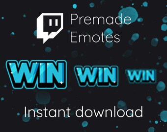 Green W Win Animated Text Emote in Graffiti Style for Twitch - Etsy
