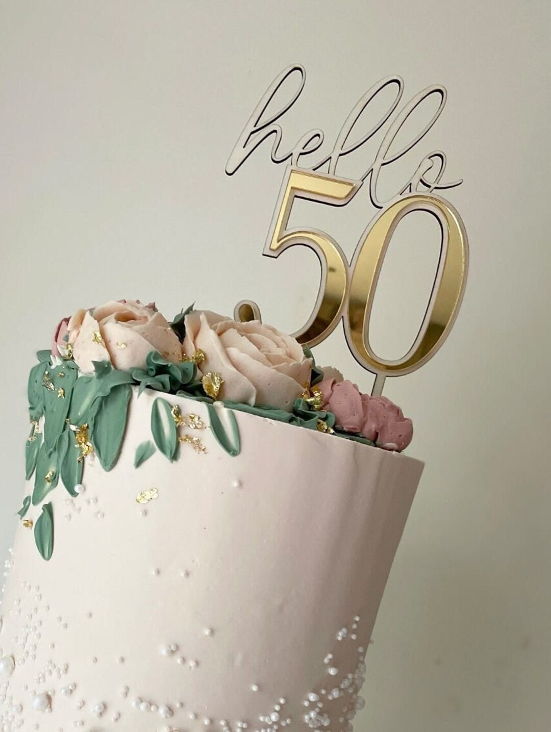 Happy Birthday Hello Cake Topper - Etsy